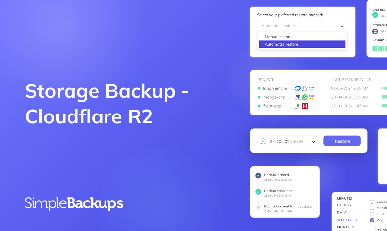 Cloudflare Storage Backup & Migration