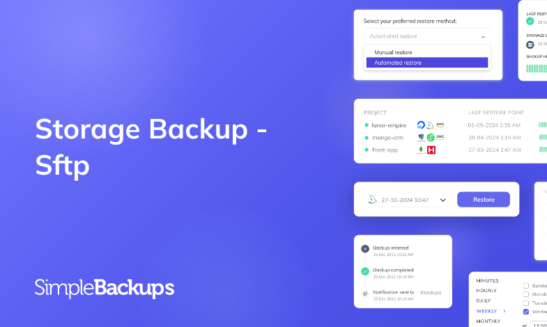 SFTP Storage Backup & Migration