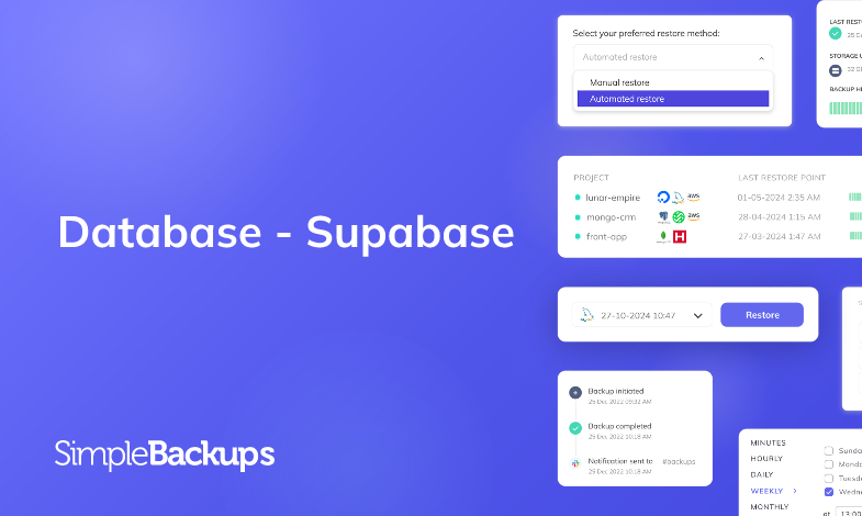 Supabase Backup Service, simple and automated