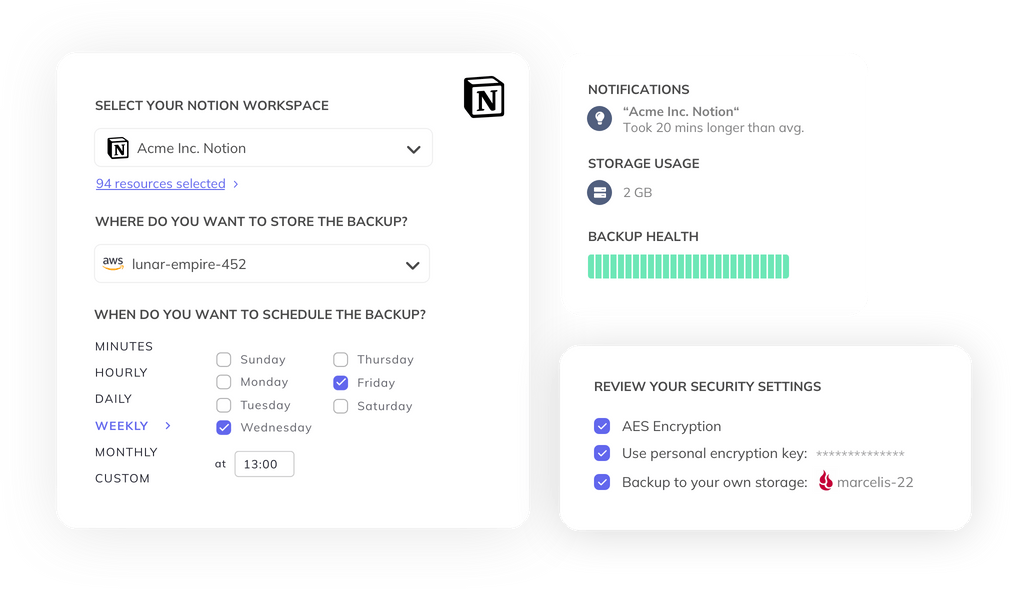 Automated Notion Backup Service Automated Notion Backup Service